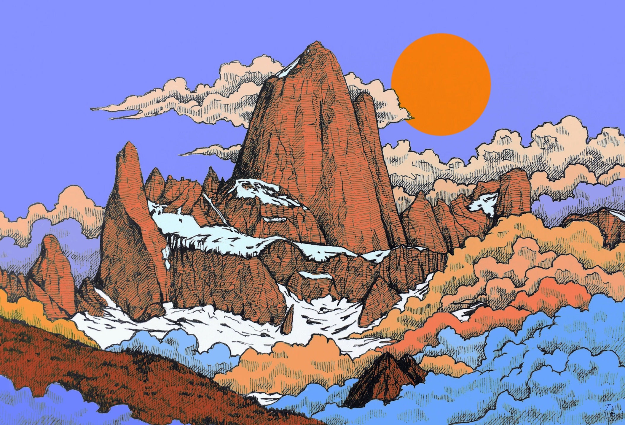 Mountain Art - fine prints of well know climbing locations ...